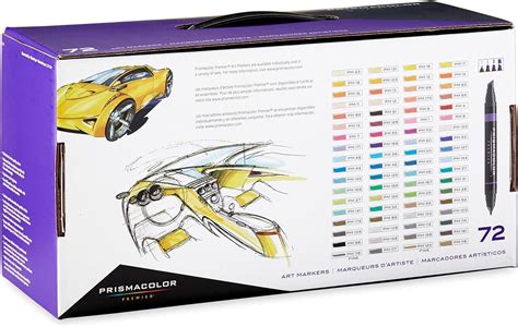 Prismacolor Premier Dual Ended Art Markers Alcohol Marker Set 72 Count