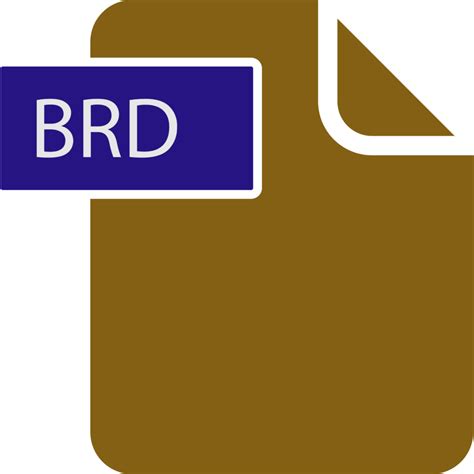 Brd File Format Icon Rounded Shapes And Spacing 66498149 Png