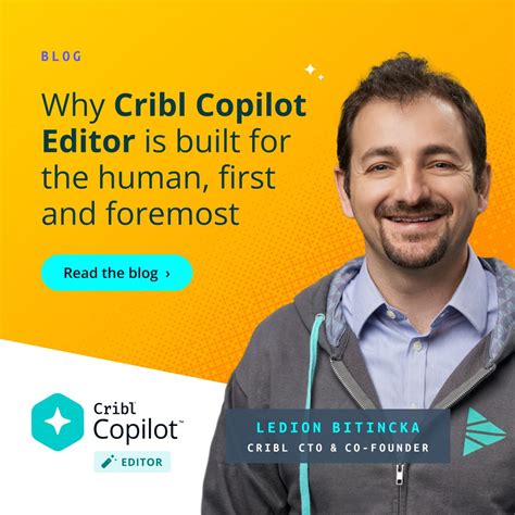 How Copilot Editor Enhances Ai With Human Oversight Cribl Posted On The Topic Linkedin