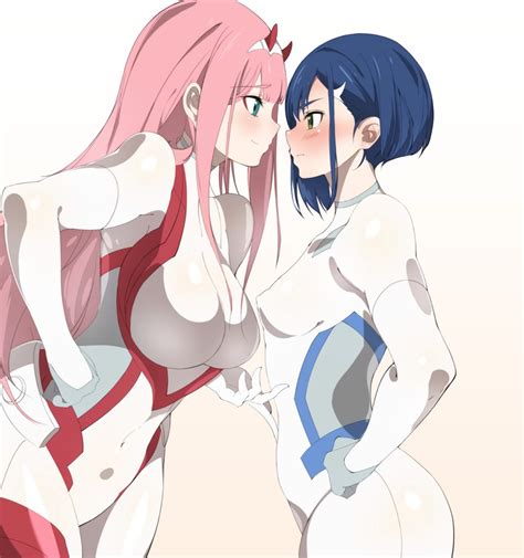 Zero Two And Ichigo Darling In The Franxx Drawn By Sianamsbinpeni