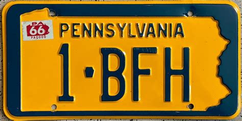 Pennsylvania License Plates