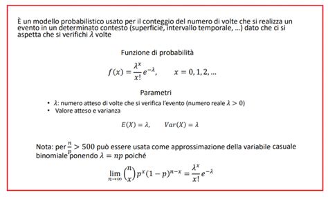 La Distribuzione Di Poisson Matematica And Oltre