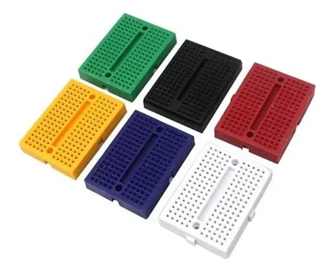 Kit 6x Mini Protoboard 170 Pontos P Arduino Raspberry Pi MercadoLivre