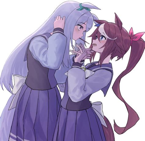 Mejiro Mcqueen And Tokai Teio Umamusume Drawn By Icebell Kourisuzuu Danbooru