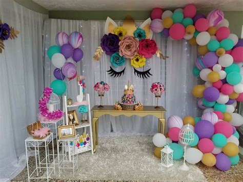 Pin By Liliana Leon On Fiesta Unicornios Unicorn Birthday Party