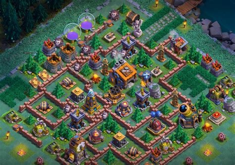 Eco Builders Base🌲 Rclashofclans
