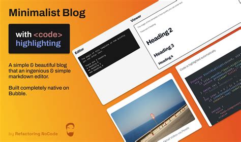Markdown Converter Blog Template Bubble
