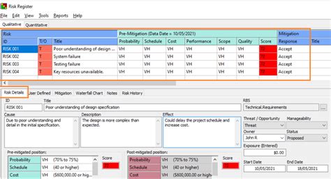 Cost Vs Schedule Risk Analysis For Proposals