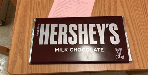 Giant 5lb Hersheys Milk Chocolate Bar 1915649706