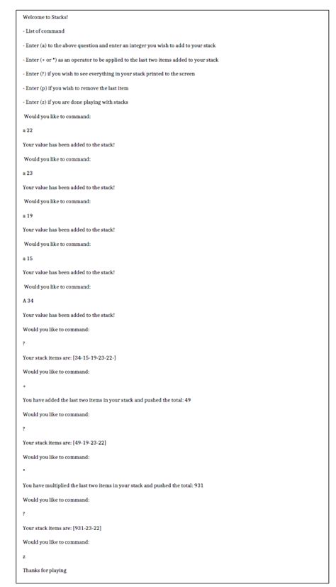 Solved We Will Implement A Program That Will Use STACK To Do Chegg Com