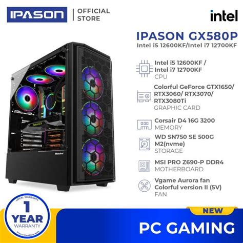 Jual IPASON GX P Gaming PC RTX Ti I KF G G KF RTX Ti