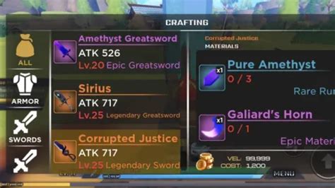 Swordburst Sword Burst Crafting Gui Roblox Scripts ScriptBlox
