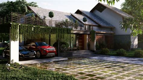 Architecture 3dvisualization Archviz 3drender Work Lumion11 Exterior Housedesign Tushar B