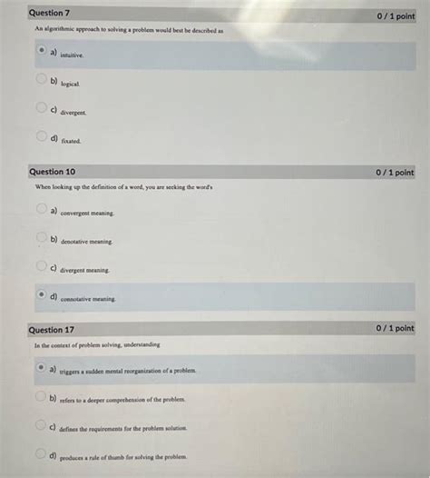 Solved Question 7 An Algorithmic Approach To Solving A
