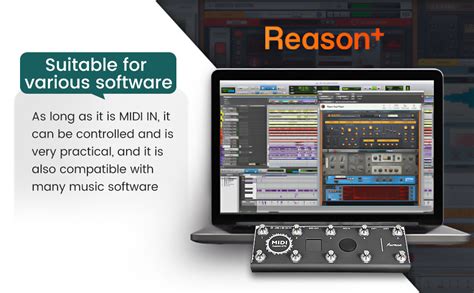 Midi Foot Controller Asmuse Multi Effects Portable Expression Pedal Rechargeable