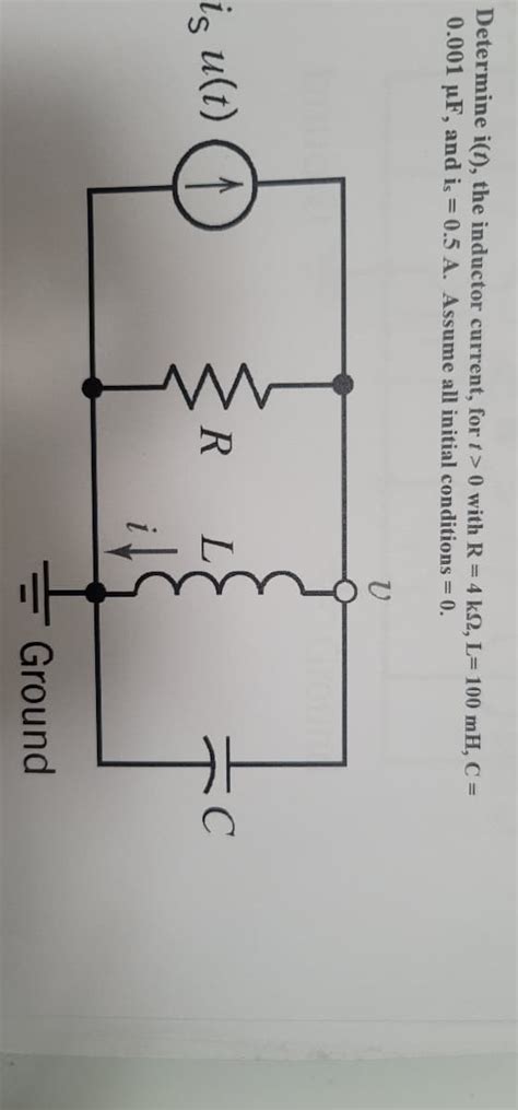 Answered: Determine i(t), the inductor current,… | bartleby
