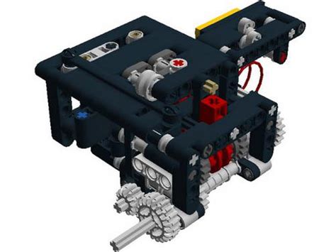 Lego Moc Sequential 4 Speed Mini Gearbox By Sheepo Rebrickable Build With Lego