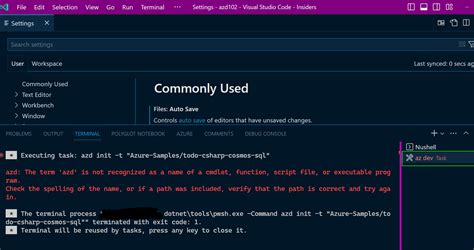 [issue] azd cli is not detected in vs code terminal · issue 1441