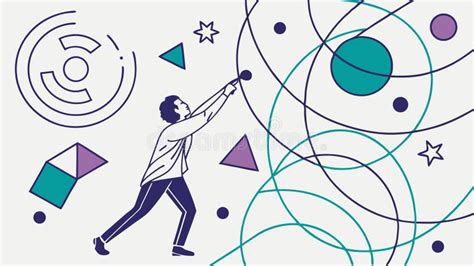 Person Building Network Connection And Technology Concept Vector Design Generative Ai Stock