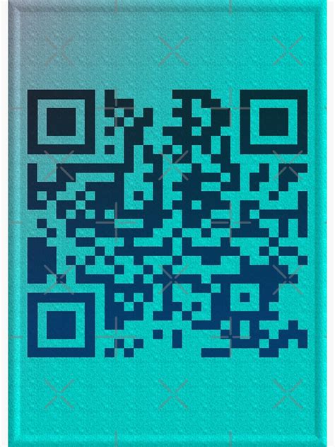 Glitch2 Prank Qr Code Funny Revenge By Classic Mail Art Print By