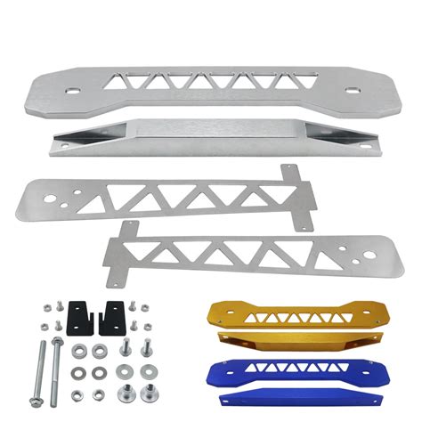 Aluminum Rear Subframe Brace Tie Bar Lower Control Fake Arm Complete Kit For Honda Civic Fg2 Fd