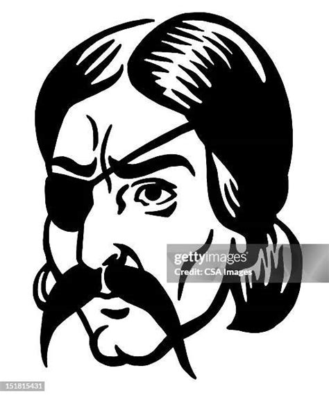 Man With Mustache And Eye Patch High Res Vector Graphic Getty Images