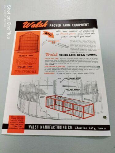 1955 Walsh Corn Crib Advertising 3934265001