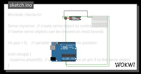 Servo Wokwi ESP STM Arduino Simulator