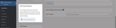 Icalendar Import Export Wp Booking System