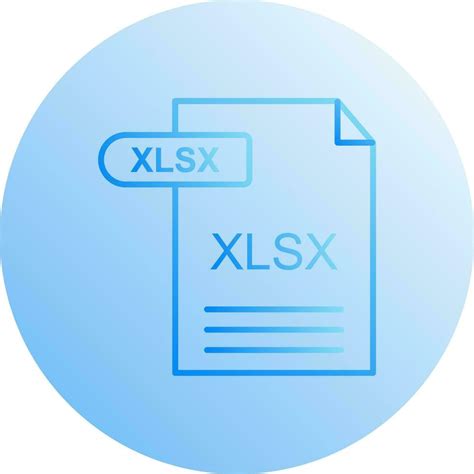 Xlsx Vector Icon 25021601 Vector Art At Vecteezy