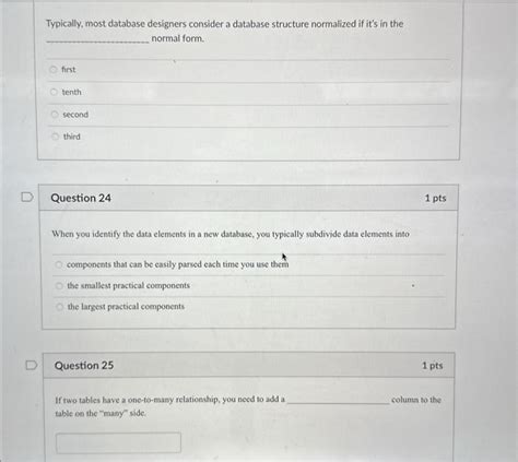 Solved Which Of The Following Is True Of The Order By