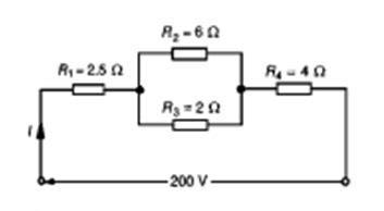Solved QUESTION For The Series Parallel Arrangement Shown Chegg Com