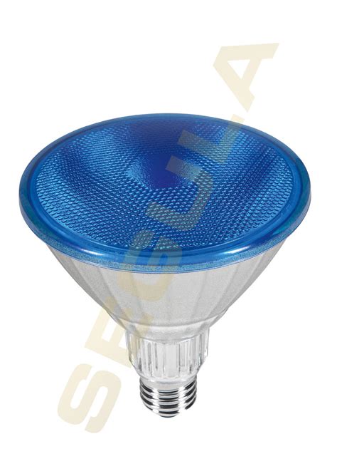 LED Reflektorlampe PAR 38 - Blau - Matt - E-27 - 40° - 18 Watt / 120 ...