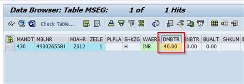 Solved Relationship Bw Mseg And Vbrp Sap Community