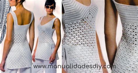 Remera Al Crochet De Verano Con Patrones ⋆ Manualidades Diy