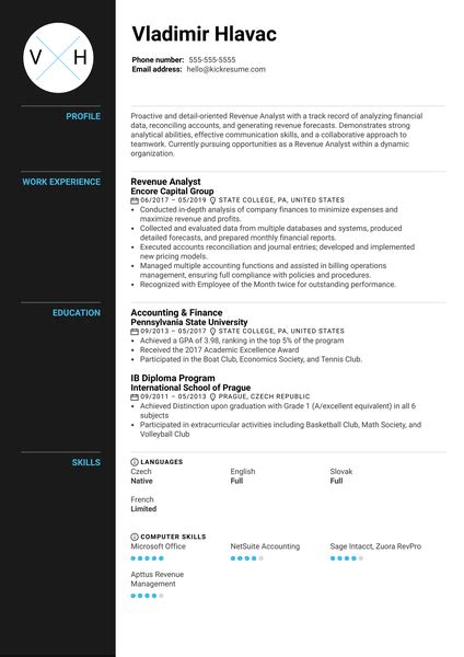 Forex Trader Resume Sample Kickresume
