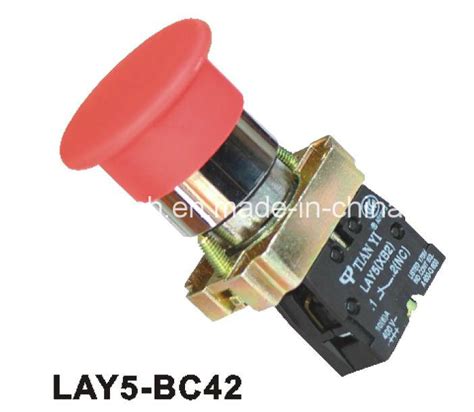 lay5 bc42 mushroom head spring return push button switch crane