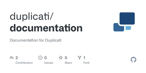 Github Duplicatidocumentation Documentation For Duplicati