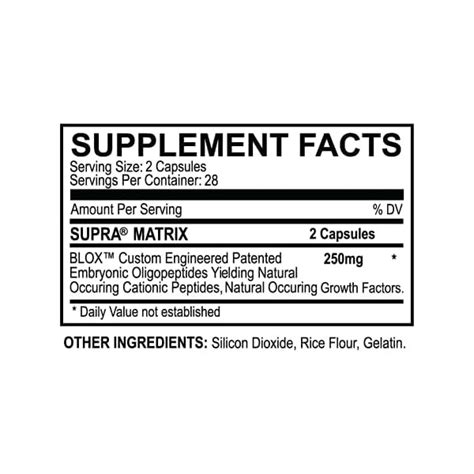Myoblox Supra Growth Factor Matrix Capsules