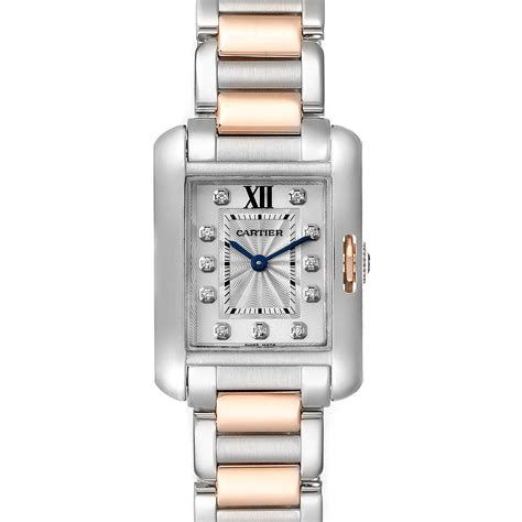 Buy Watch Cartier Tank Anglaise Steel And Gold Two Tone Wt100024