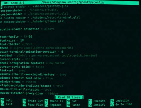Fun With Ghostty Shaders Fun With Ghostty Shaders