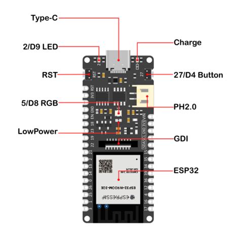 Dfrobot Firebeetle 2 Esp32 E Iot Microcontroller Supports Wi Fi Bluet 1495