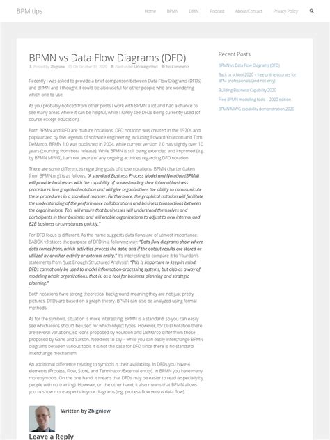 BPMN Vs Data Flow Diagrams DFD BPI The Destination For Everything Process Related