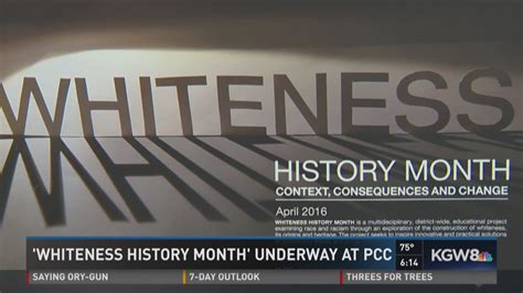 Pcc Begins Controversial ‘whiteness History Month
