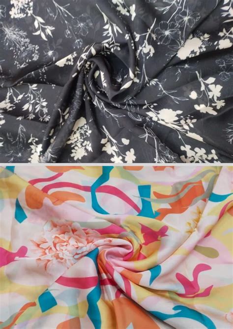 44 Satin Georgette Prints For Suit At ₹ 260meter In New Delhi Id
