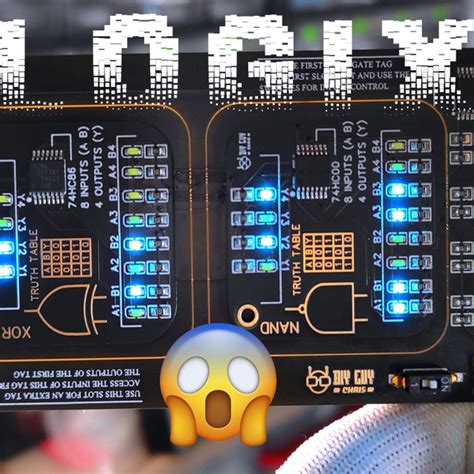 logix creating a logic gates training board