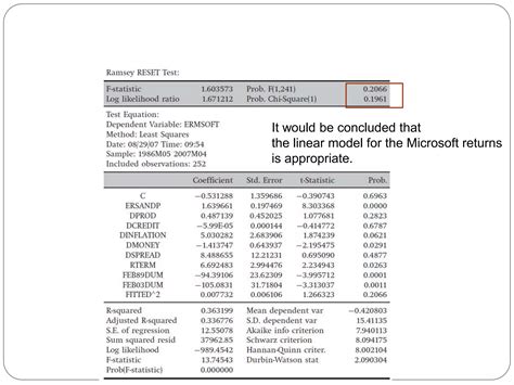 Practical Examples Using Eviews Ppt