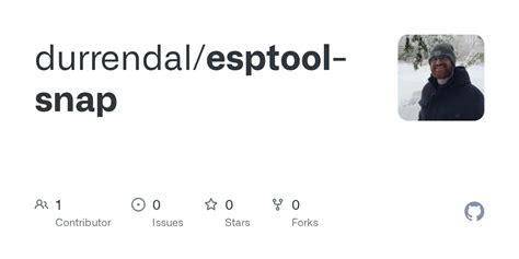 Github Durrendal Esptool Snap