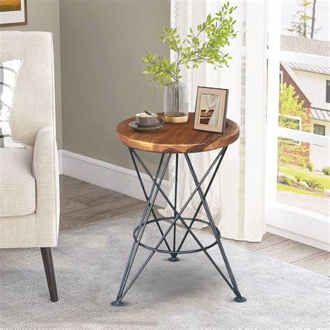 Williston Forge Carson Side Table Ganga Sheesham Wood And Reviews