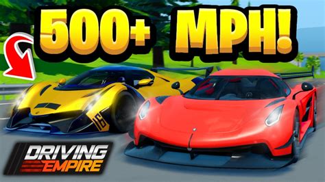 Building The Fastest Cars In Driving Empire Youtube